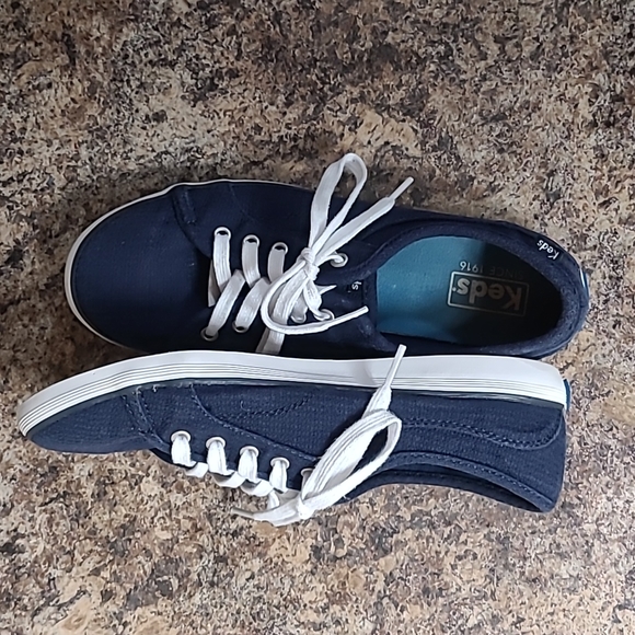 Keds | Shoes | Keds Navy Blue Lace Up Sneakers | Poshmark